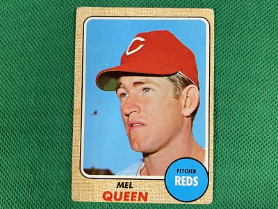 1968 Topps #283 Mel Queen Cincinnati Reds B | eBay