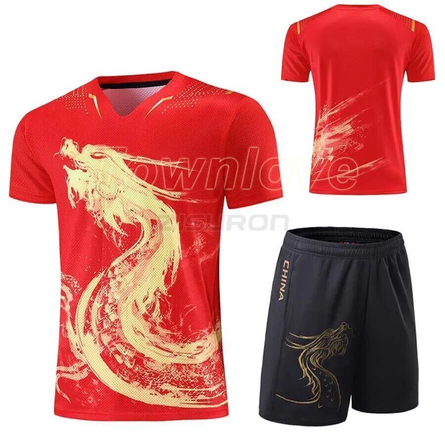 China Table Tennis Suit Jerseys Men Women Child China Ping Pong Suits ...