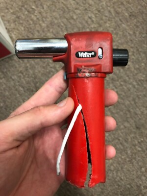 WELLER ML200 Butane Gas Torch Magna-Lite Table Top Refillable Blow ...