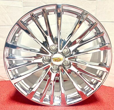 CADILLAC FACTORY CT6 PREMIUM PACKAGE TRIPLE CHROME PLATED 20" WHEELS ...