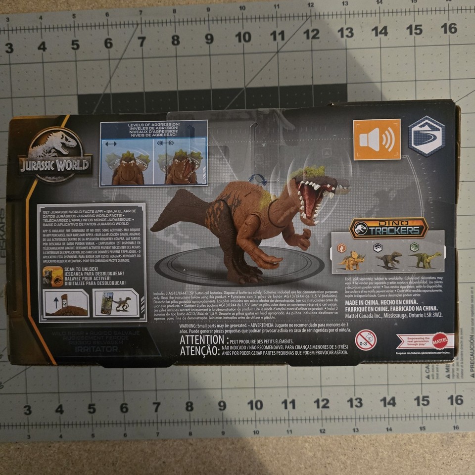 Jurassic World Dinosaur Toy Roar Sound & Attack Action Irritator Action ...