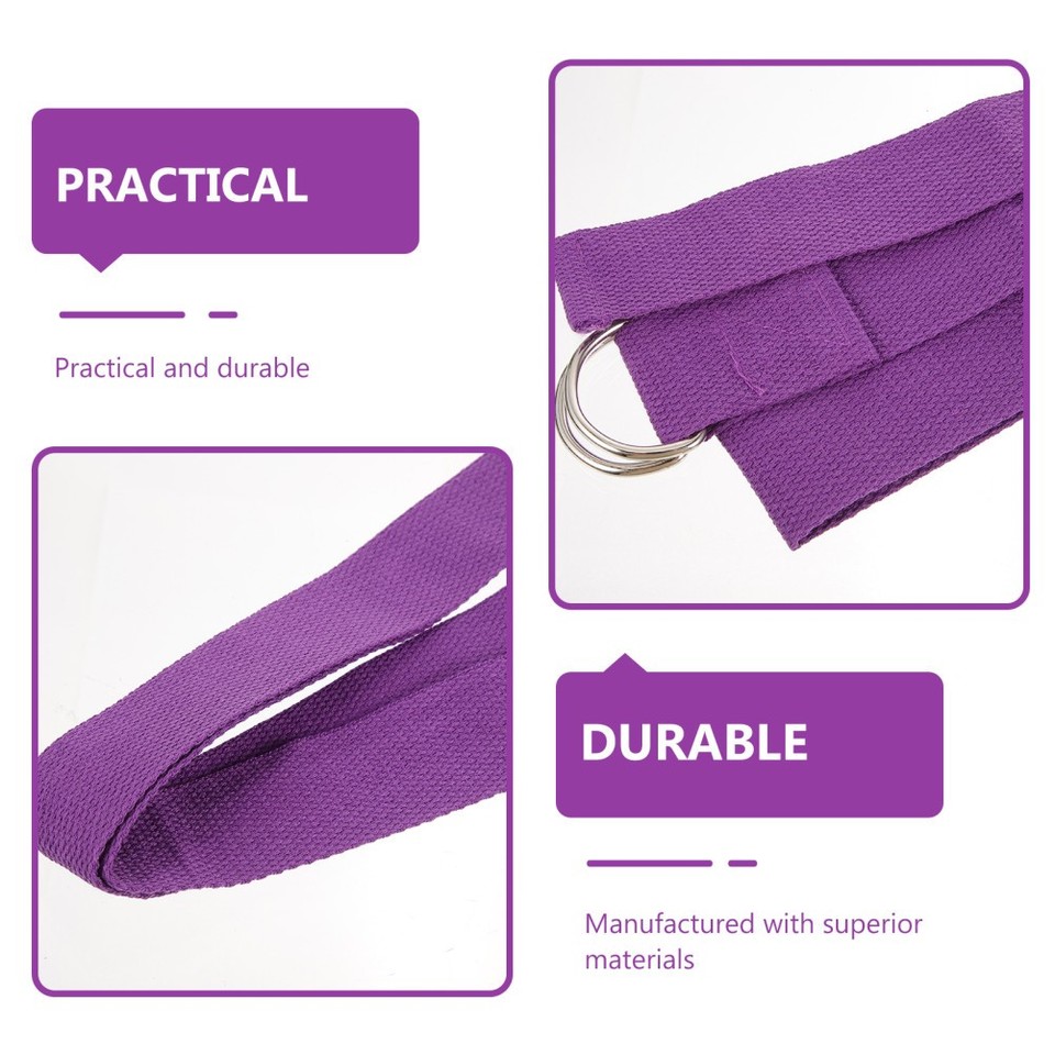 2 Pcs Fitness Elastic Band Household Exercise Yoga Strap for Stretching ...