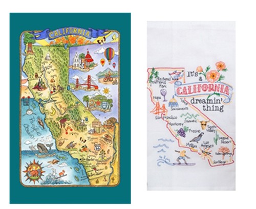 Kay Dee Designs 2 Piece Home State of California Kitchen Dish Towel Bundle of 2 | eBay