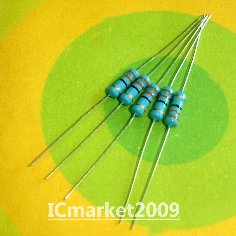 500 PCS 1/2W-33R ±5% DIP 1/2 WATT 33Ohm CARBON FILM RESISTOR 0.5W 33 ...