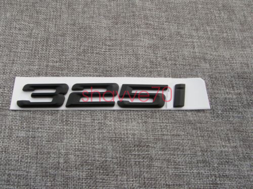 Black 325 i Number Trunk Letters Emblem Badge Emblems for BMW 3 Series ...