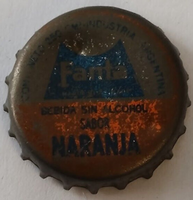 Argentina Bottle Cap (#056) Fanta Naranja with cork | eBay