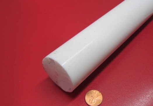 Acetal Delrin POM Round Rod, White 1 5/8" (1.625") Dia x 12" Length | eBay