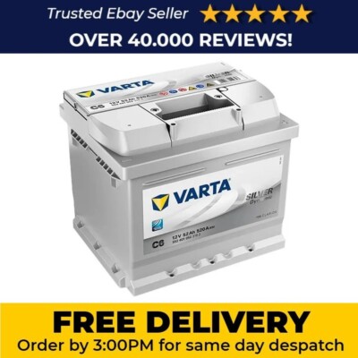 063 Varta C6 Silver Car Battery 12V 5 Yr Wty fits many Suzuki Toyota ...