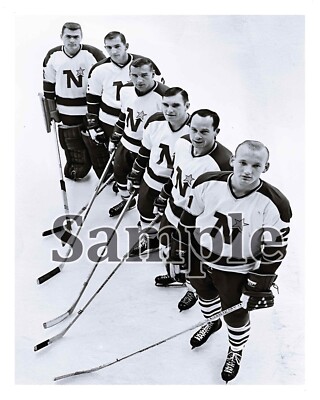 NHL 1967 - 68 Minnesota North Stars Bill Goldsworthy & Team Mates 8 X ...