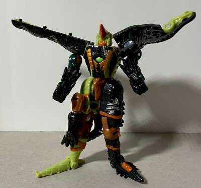 Transformers Wreckloose Cybertron Scout Class 2005 Dinosaur Lizard -Not ...