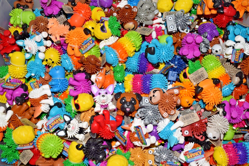 10 Spiky Character Figures Porcupine Ball Fidget Toy Bulk Lot Animal ...