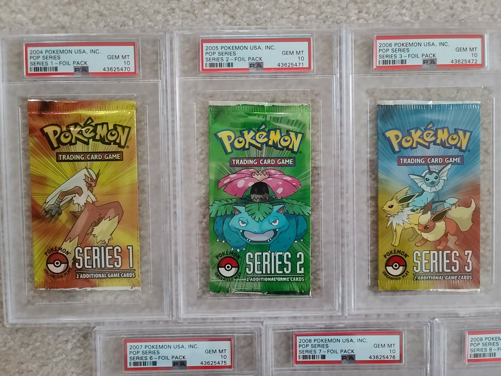 Pokemon POP Series 1-9 Booster Pack PSA 10 Complete Set: POP Series 5 ...