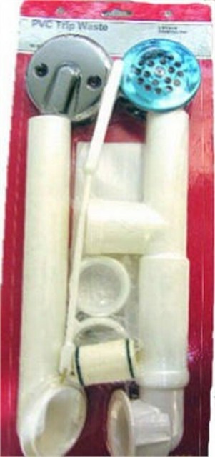 LASCO 03-4957 Bathtub Trip Waste and Overflow Assembly With 14cm PVC ...