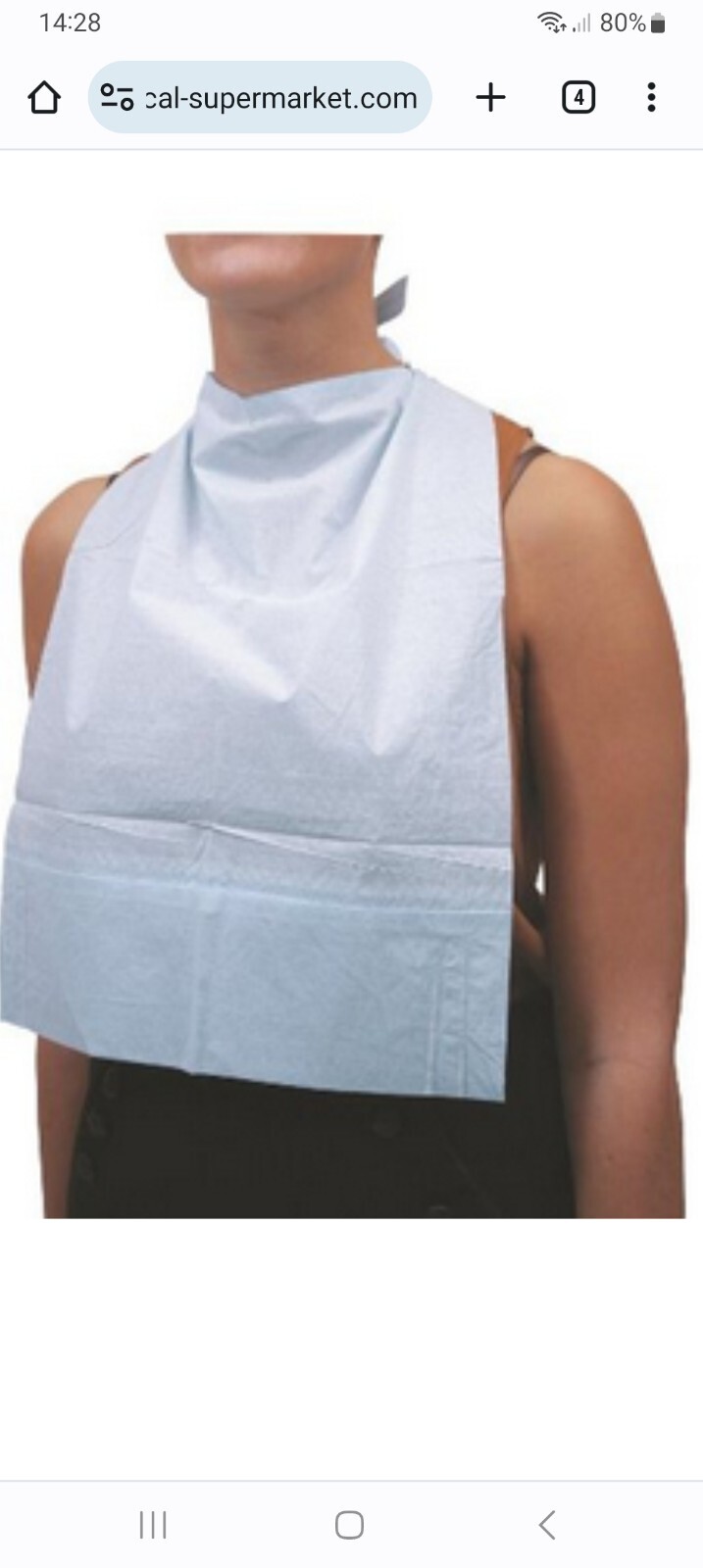 Vernacare Bibette Ultra - Large, 500 Bibs | eBay UK