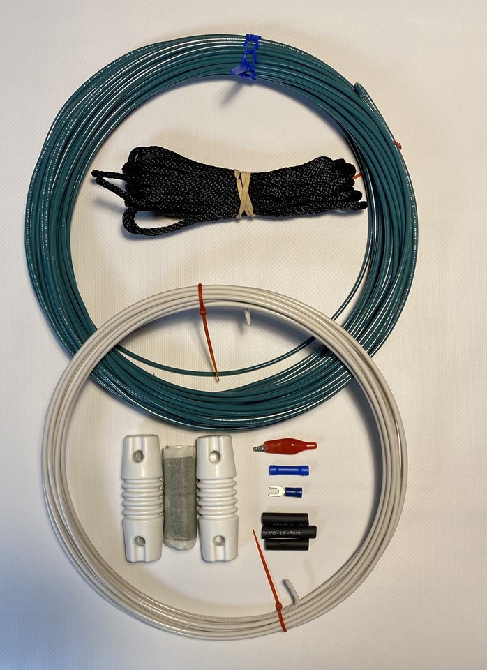 Shortwave, SWL, AM, OC, Basic Longwire antenna Kit. 100 Feet USA SELLER ...