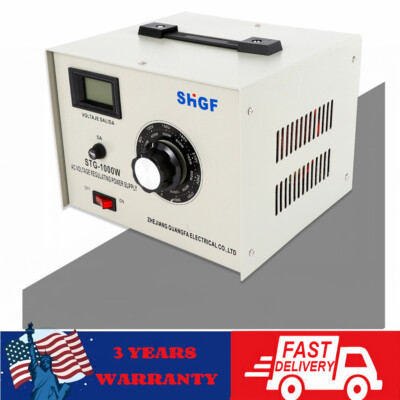 1000W 0-300V Variac Auto Transformer AC Variable Voltage Regulator ...