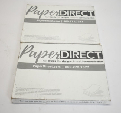 Paper Direct PC6012 65# Postcards 2Up Jumbo White 100 Count | eBay
