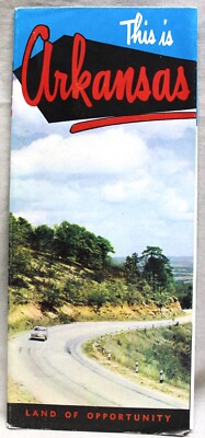 STATE OF ARKANSAS TOURISM TRAVEL SOUVENIR ADVERTISING BROCHURE ABOUT ...