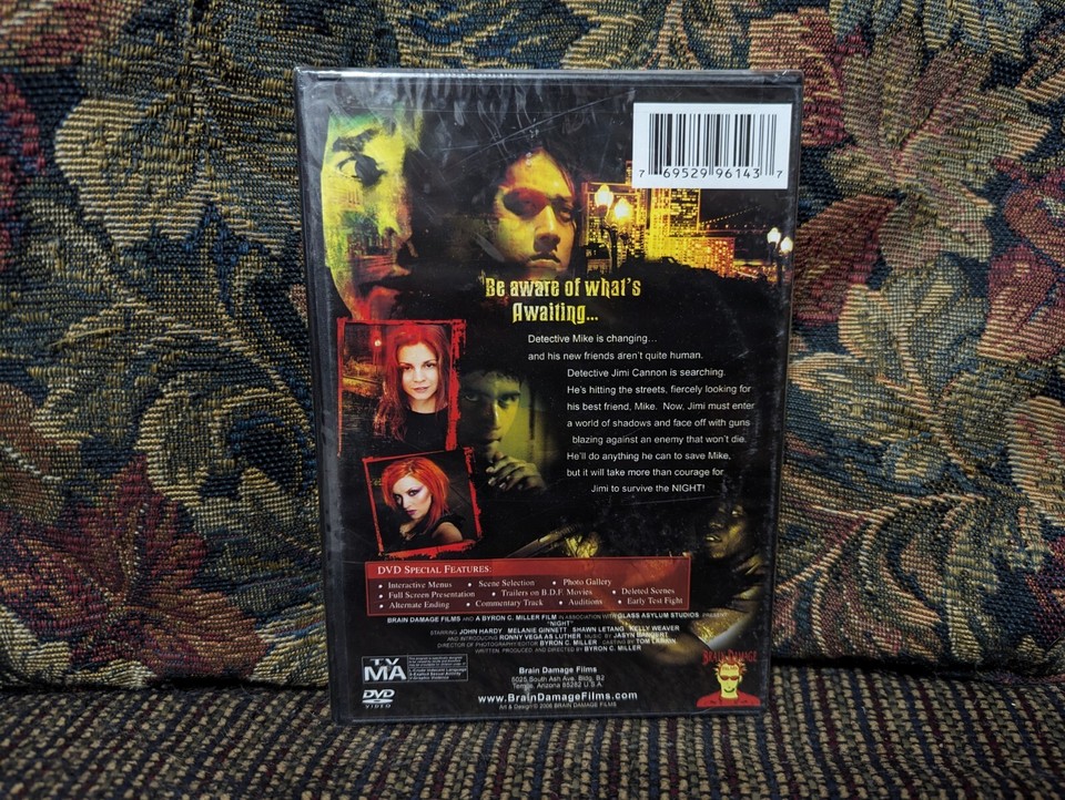Night (DVD, 2006) Horror Brain Damage Films BRAND NEW SEALED ...
