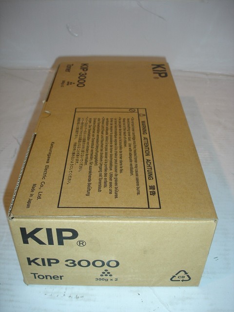 KIP 3000 Toner Genuine OEM Black 2 Cartridges Z050970010 for sale ...