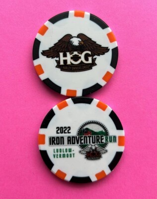 Harley Davidson HOG 2022 Iron Adventure Poker Chip in Ludlow, Vermont ...