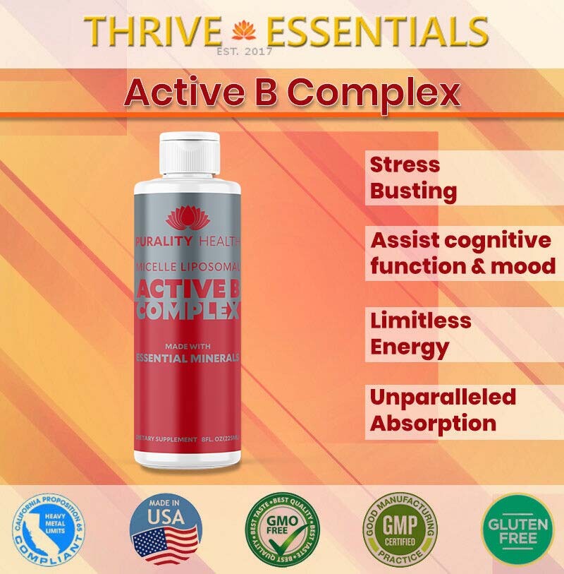 Micelle Liposomal Active B Complex - By Purality Health PuraTHRIVE | eBay
