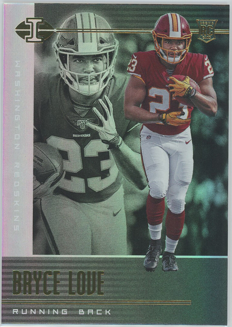 2019 Panini Illusions #89 Bryce Love Redskins RC | eBay