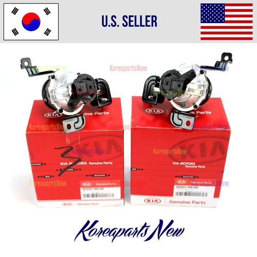Front Fog Lamps Left + Right Set 2pcs ⭐GENUINE⭐ fits Kia Rio 2018-2020 ...