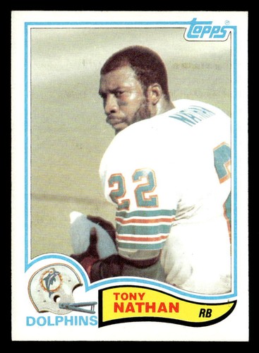 Tony Nathan 1982 Topps Card #133 Miami Dolphins | eBay