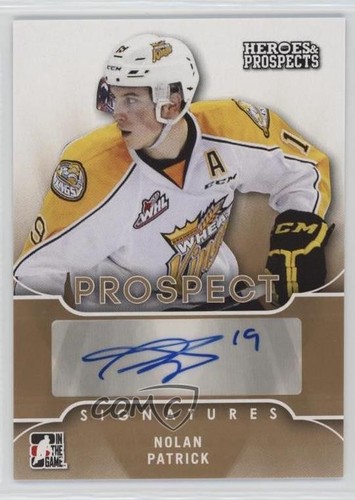2015-16 Leaf ITG Heroes & Prospects Prospect Auto Nolan Patrick #PS-NP1 ...
