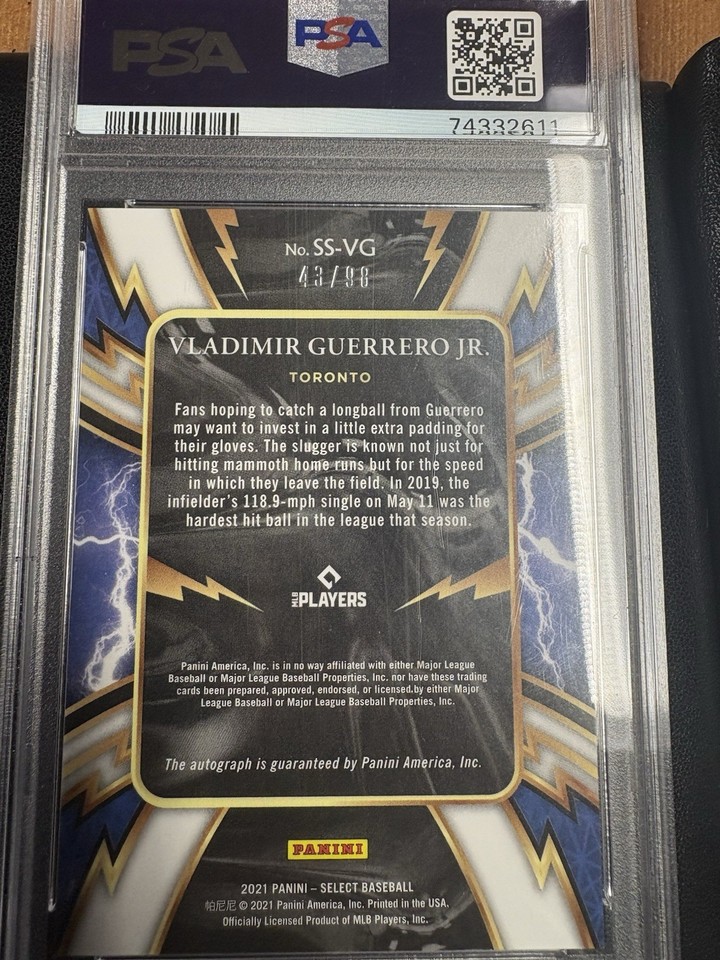 🔥2021 Vlad Guerrero Jr. PSA 10 Auto /98🔥 | eBay