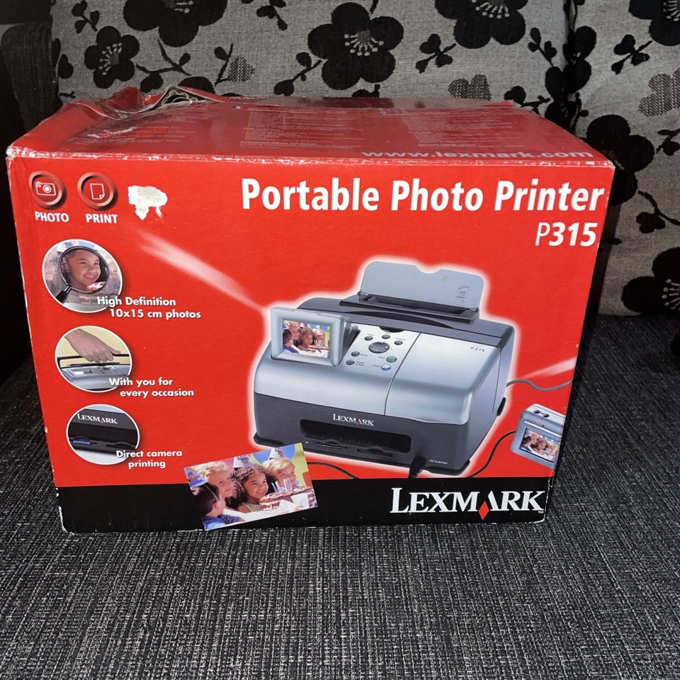 PRINTER LEXMARK P315 DIGITAL PHOTO COLOUR SCREEN USB PORT A6 PAPER PORTABLE | eBay UK