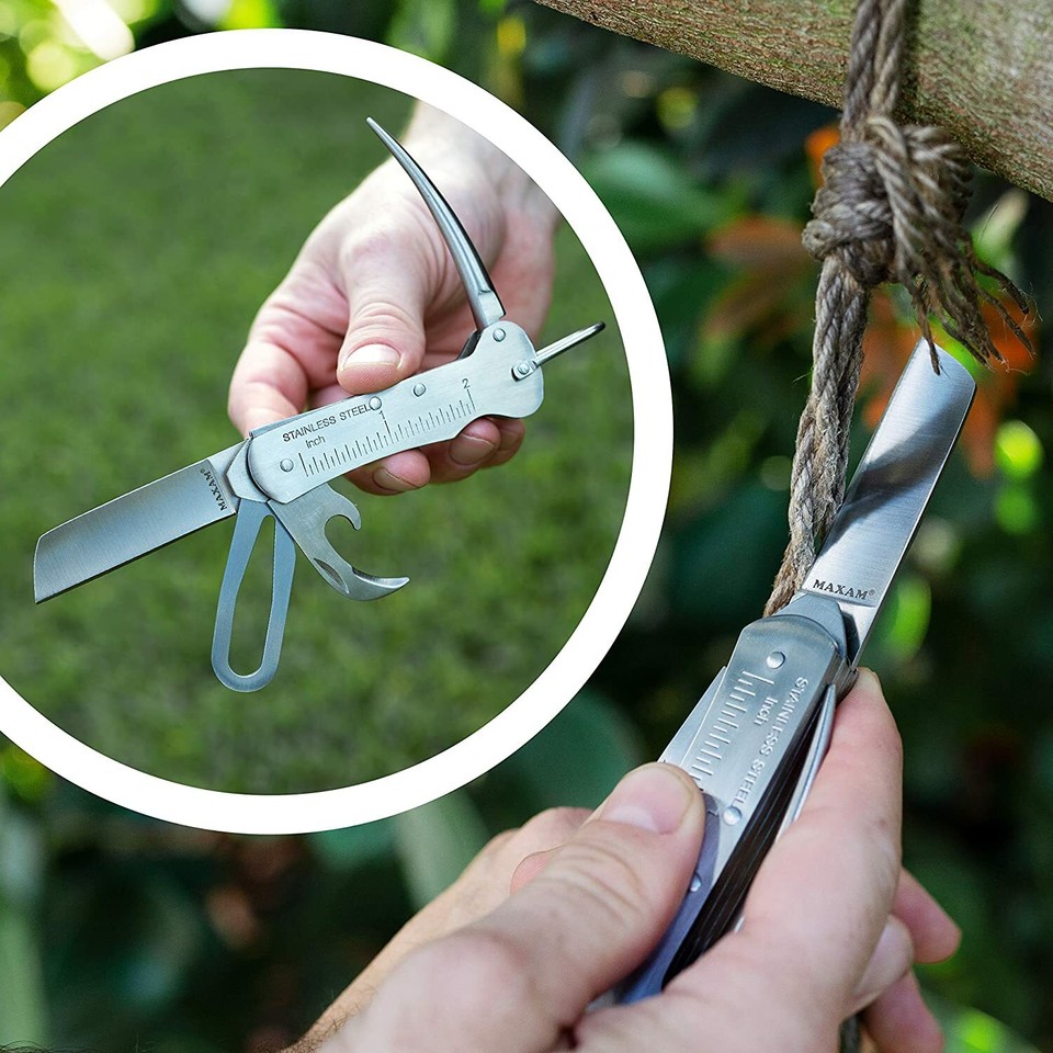 SAILORS TOOL Riggers Knife Sailing Shackle Ruler Bottle Opener Marlin ...