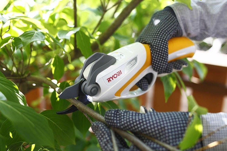 RYOBI BSH-120 Pruning Shears Gardening Tools Rechargeable FROM JAPAN ...