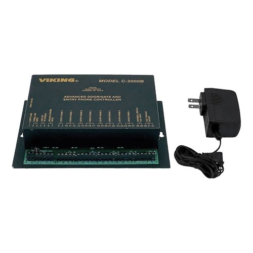 Viking C-2000B Advanced Door & Gate Entry Phone Controller w/ Power ...