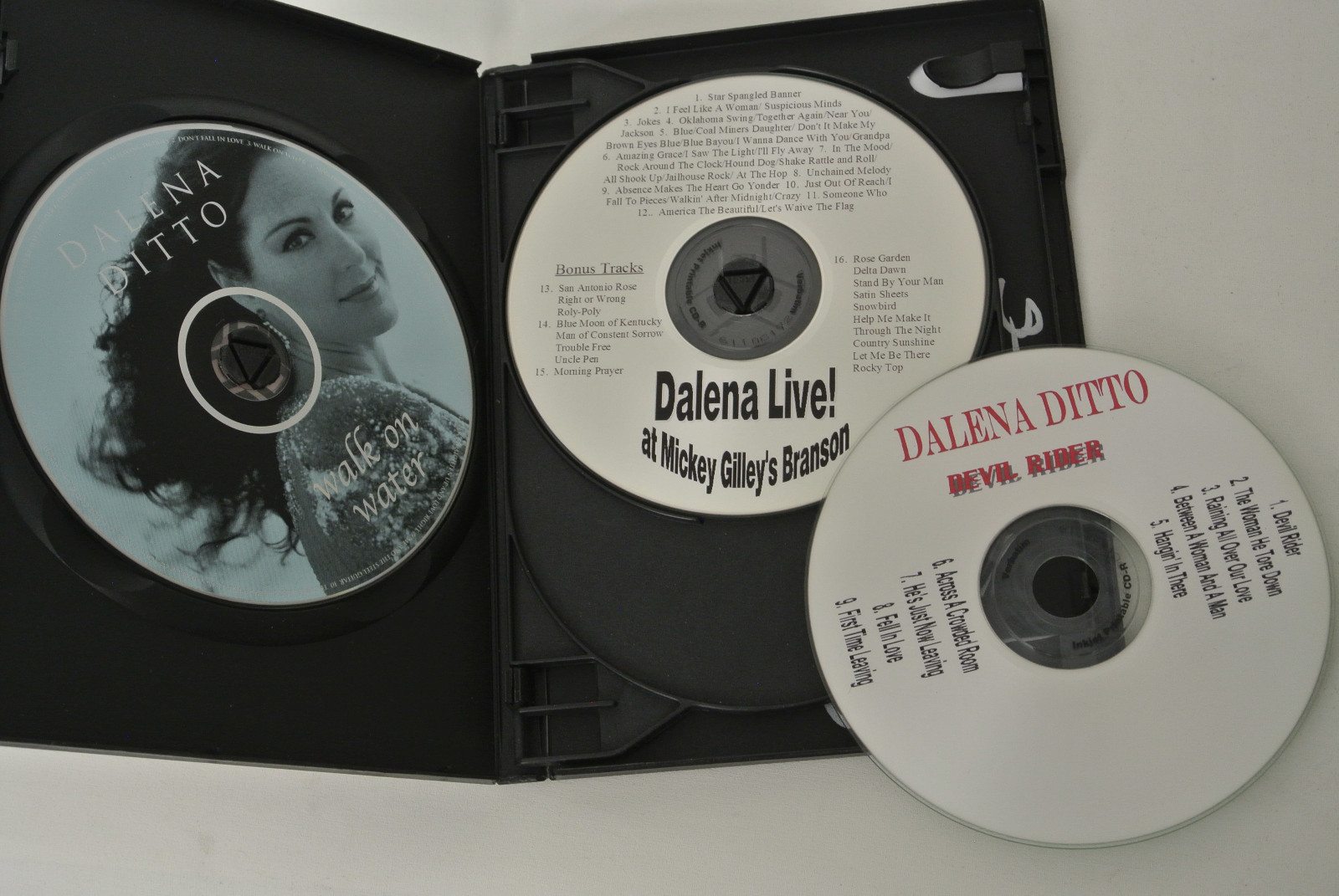Autographed: Dalena Ditto Country Variety Show 3 CD Set - with ...