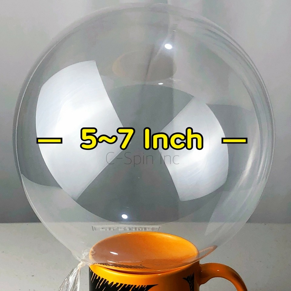 DIY 3D Transparent Clear PVC Balloons Round Circle Ballon Party Helium ...