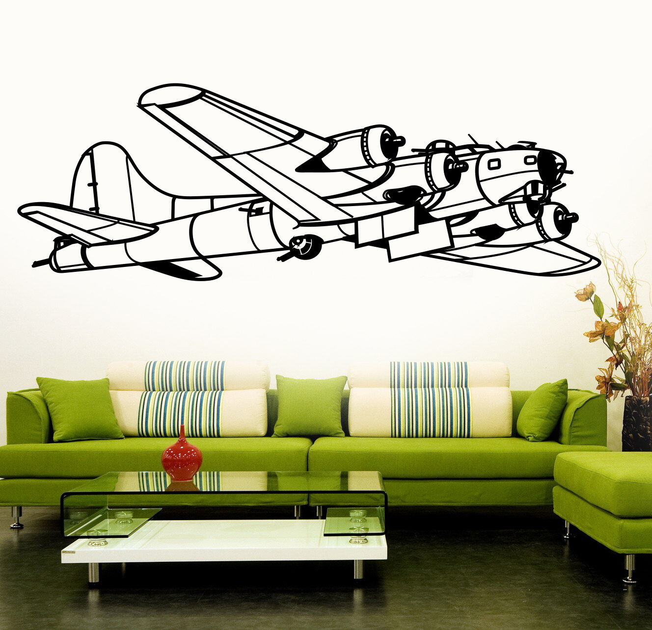 Vinyl Wall Stickers Aircraft Aviation Military Air Force Decal Mural ...