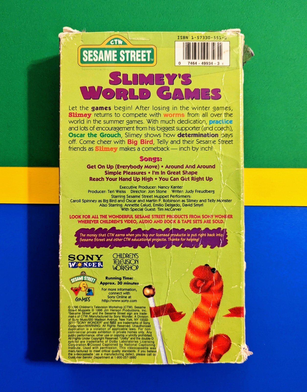 Sesame Street - Slimeys World Games (VHS) for sale online | eBay