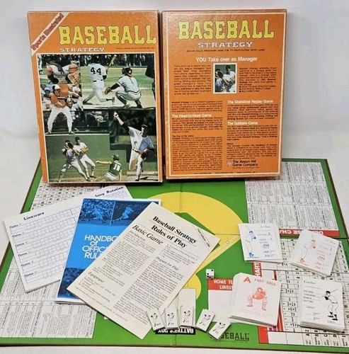 Sports Illustrated Baseball Strategy Game Avalon Hill 1984. Reggie ...