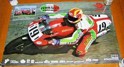 Ducati Fast By Ferracci Autographed Troy Corser POSTER | eBay