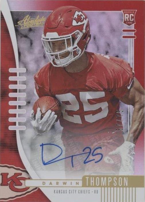 2019 Panini Absolute - Rookie Darwin Thompson #165 Spectrum Red ...