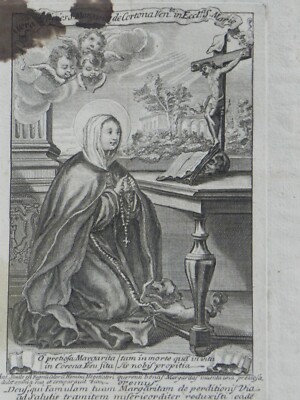 Santa Daisy For Cortona Carlo Great Engraving Print Antique Engraving ...