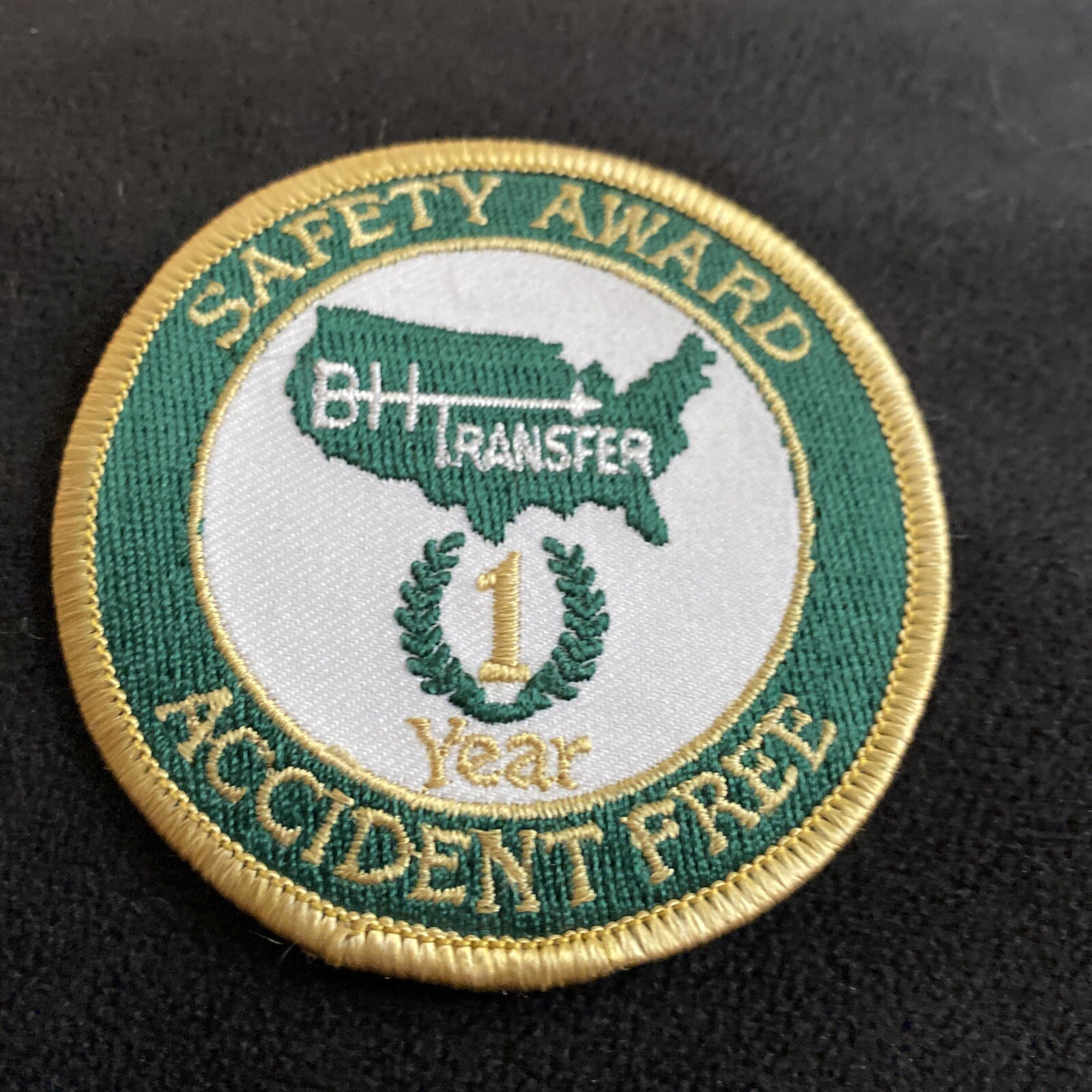 VTG BH TRANSFER 1 Year Accident Free Iron On Trucking Patch | eBay