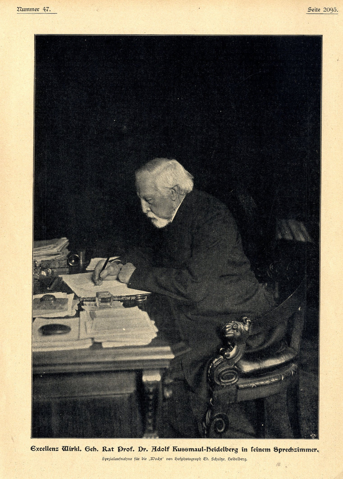 Excellenz Wirkl.Gh.Rat Prof.Dr.Adolf Kussmaul-Heidelberg c.1900 | eBay