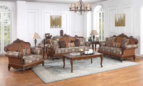 Dakota Sofa, Loveseat, and Chair Contemporary Traditional Living Room ...