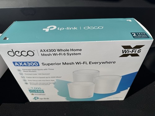 TP-Link Deco X4300 Pro (3-pack) Dual-Band Wi-Fi 6 Mesh Wi-Fi System ...