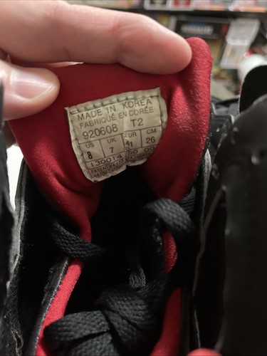 Nike Air Jordan 7 OG Playoff Raptor 1992 Original VII Black True Red ...