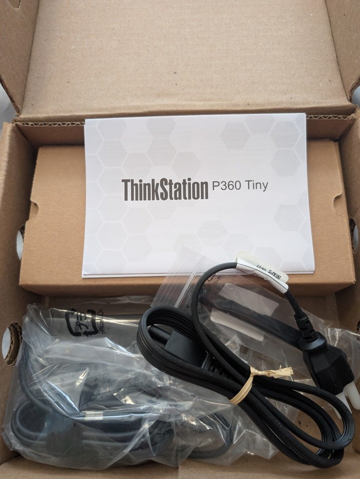 Lenovo ThinkStation P360 Tiny 1TB, i9 12th 12900T, 64RAM NVidia 4GB ...