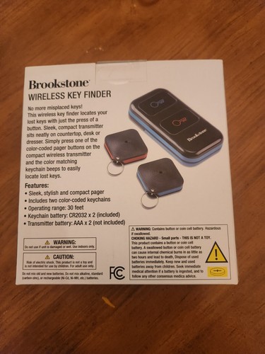 Brookstone Wireless Key Finder up to 30 feet New in the Box | eBay